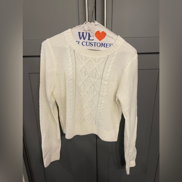 Copper Key | Sweaters | Offwhite Slightly Cropped Sweater | Poshmark